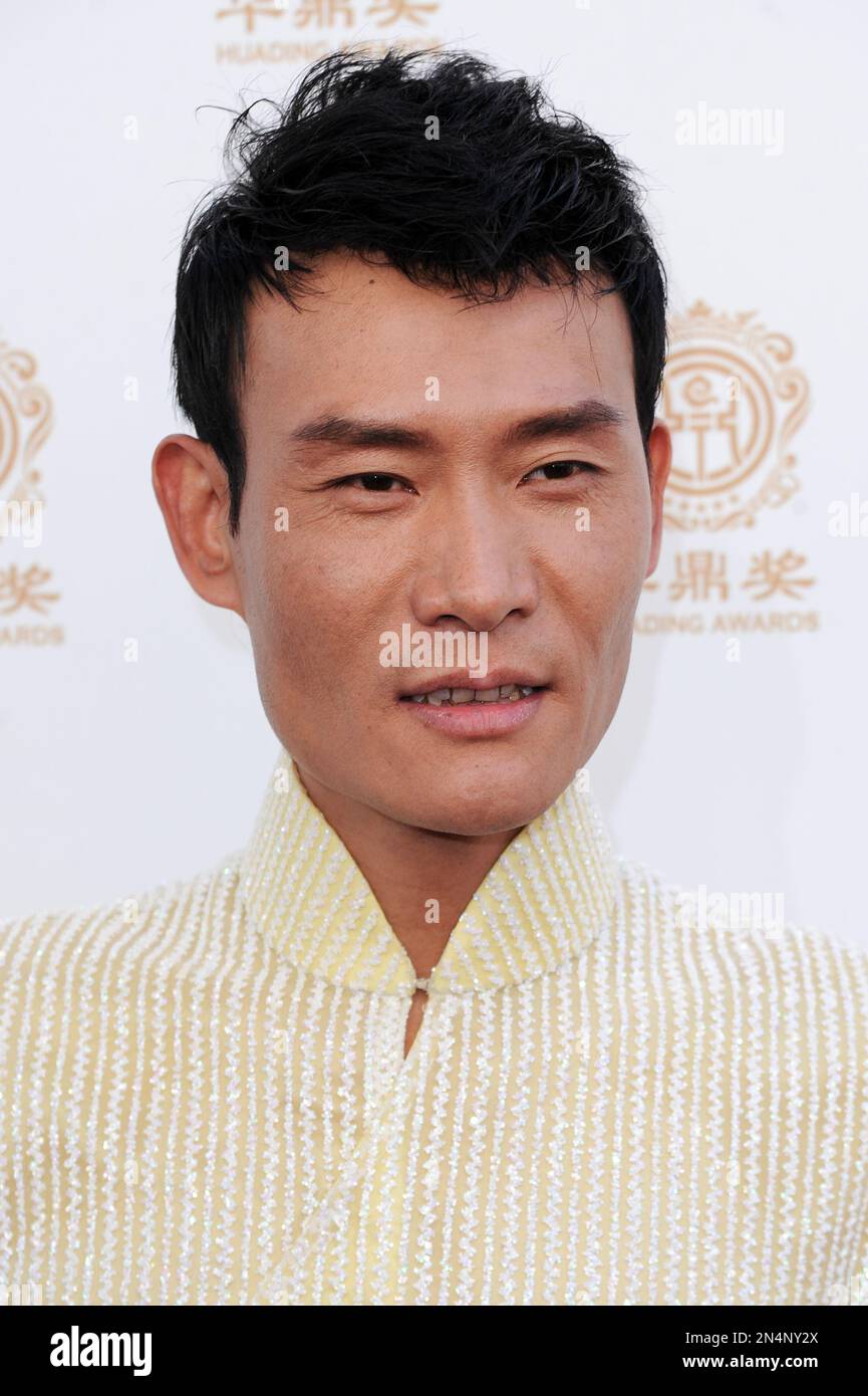 Laurence Xu arrives at the Huading Film Awards held at the Ricardo ...