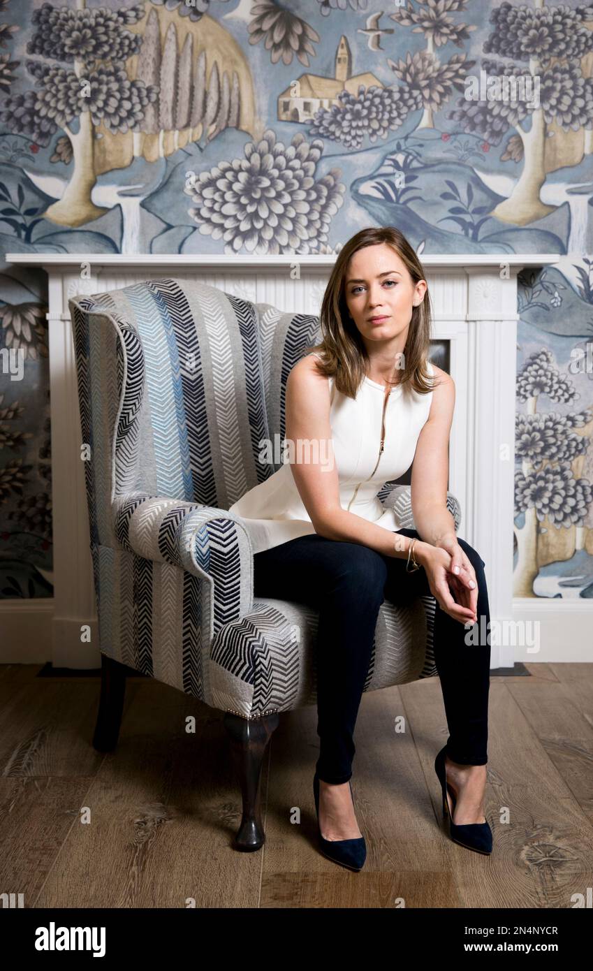 Actress Emily Blunt poses for a portrait Sunday, May, 25, 2014 in ...