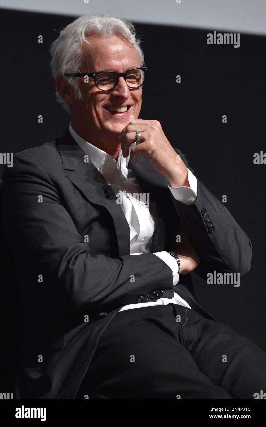 EXCLUSIVE - John Slattery speaks on stage at the "Mad Men" special ...