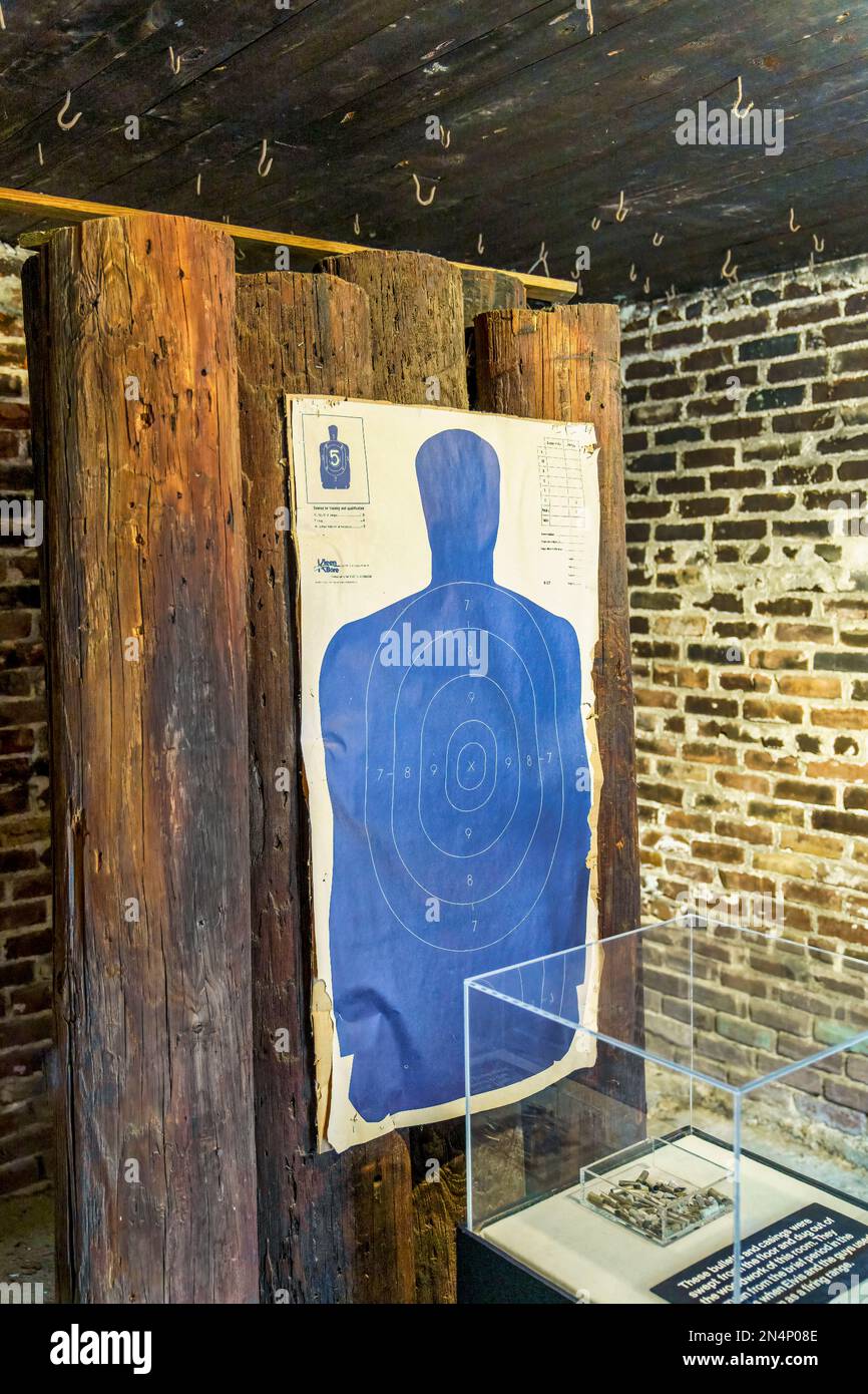 The former Smokehouse Room used by Elvis Presley as a shooting range at ...