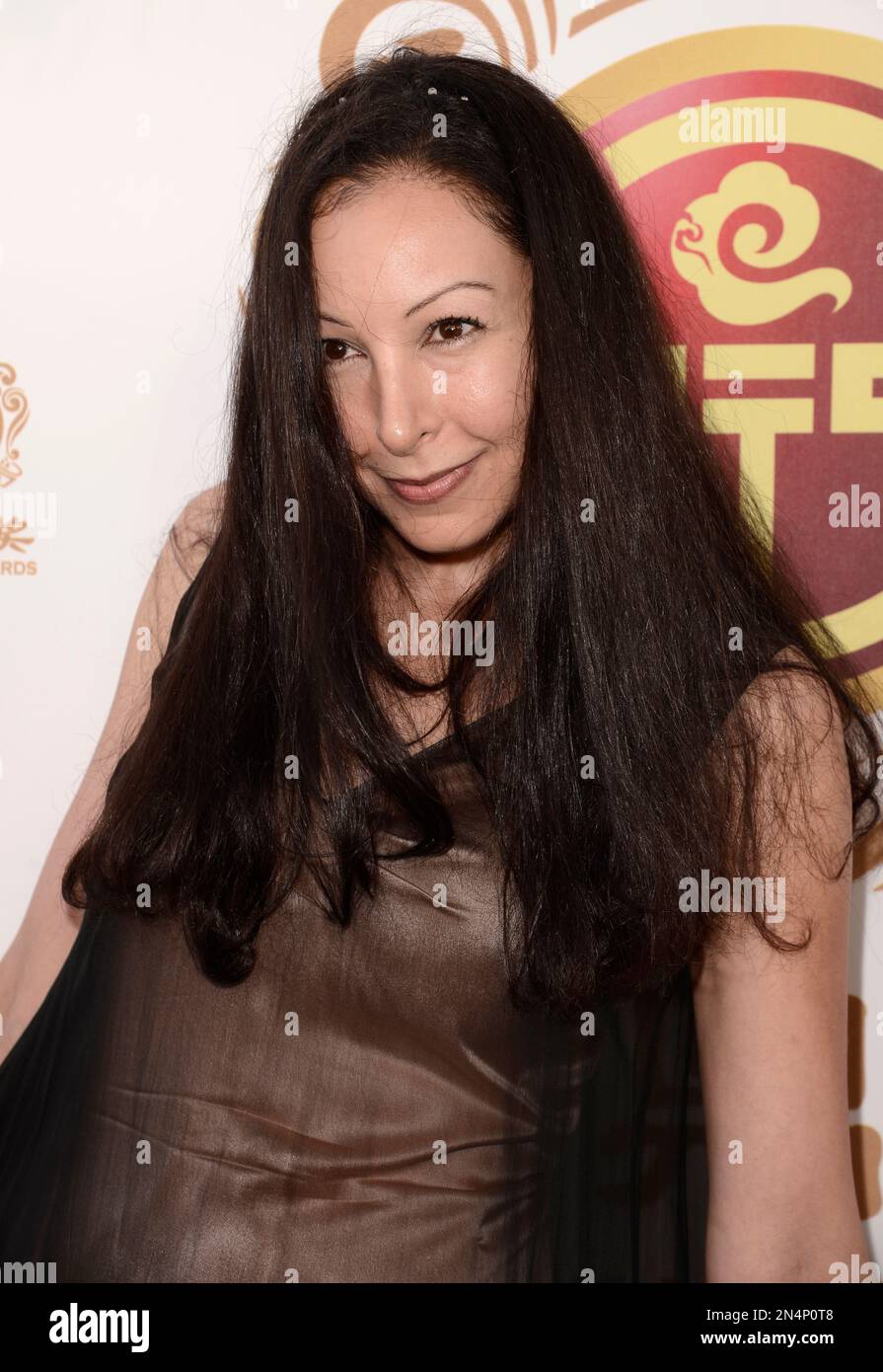 Jane Gauthier arrives at the Huading Film Awards at the Ricardo ...