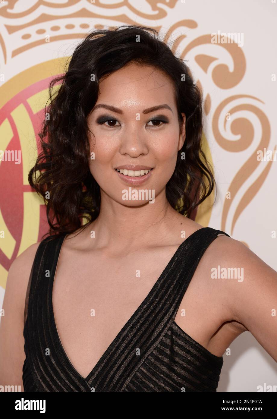 Sue Ann Pien arrives at the Huading Film Awards at the Ricardo Montalban Theater on Sunday, June ...
