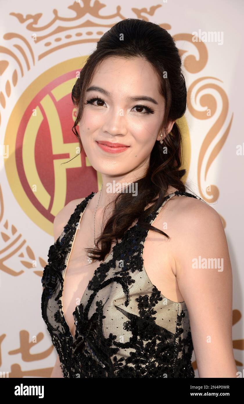 Jessika Van arrives at the Huading Film Awards at the Ricardo Montalban ...