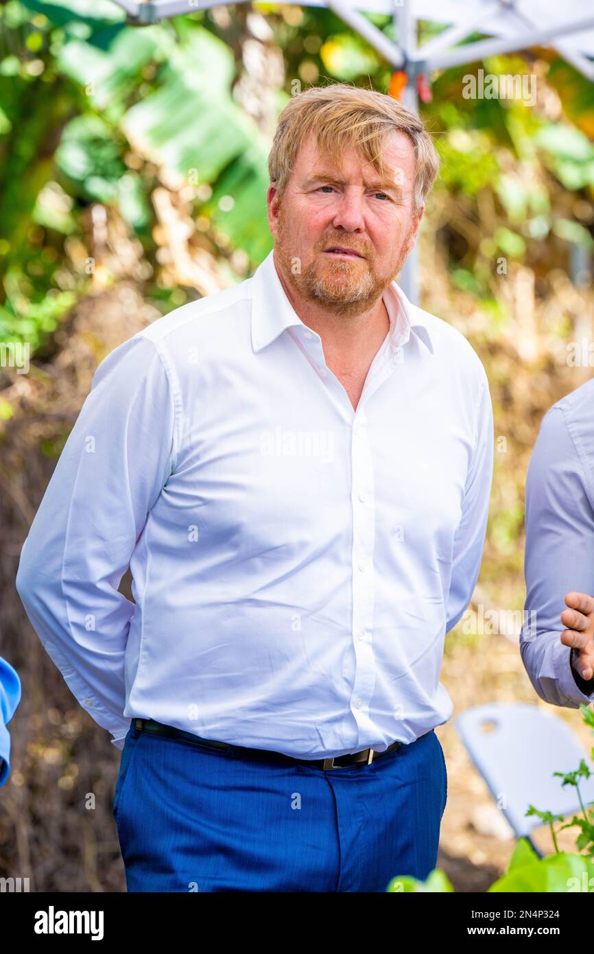 King Willem-Alexander of the Netherlands during arrival on F.D ...