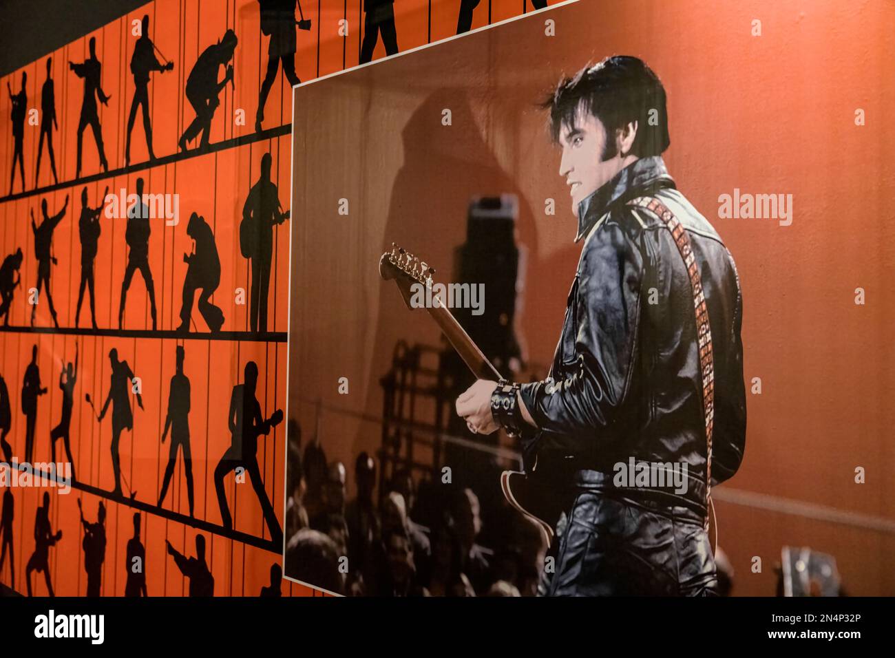 Elvis in Performance Display in the Elvis Presley's Memphis ...