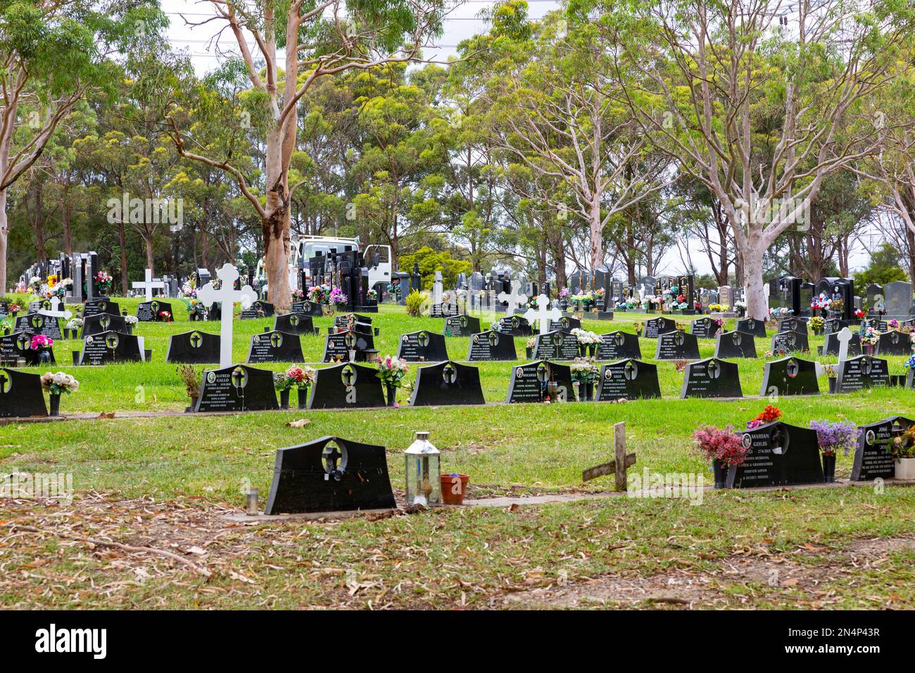 Rookwood cemetery in Strathfield Sydney Australia, oldest and largest cemetery in Australia with ...