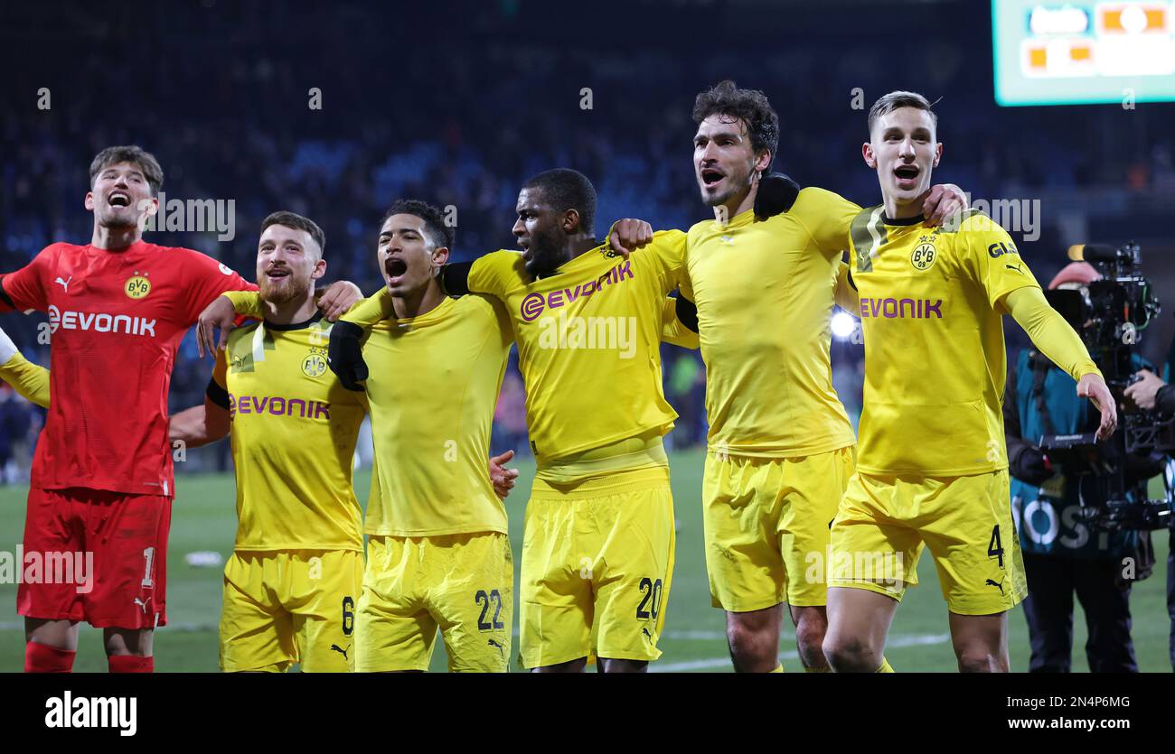 Bochum, Deutschland. 08th Feb, 2023. firo: 08.02.2023, football, soccer, DFB-Pokal, season 2022/ ...