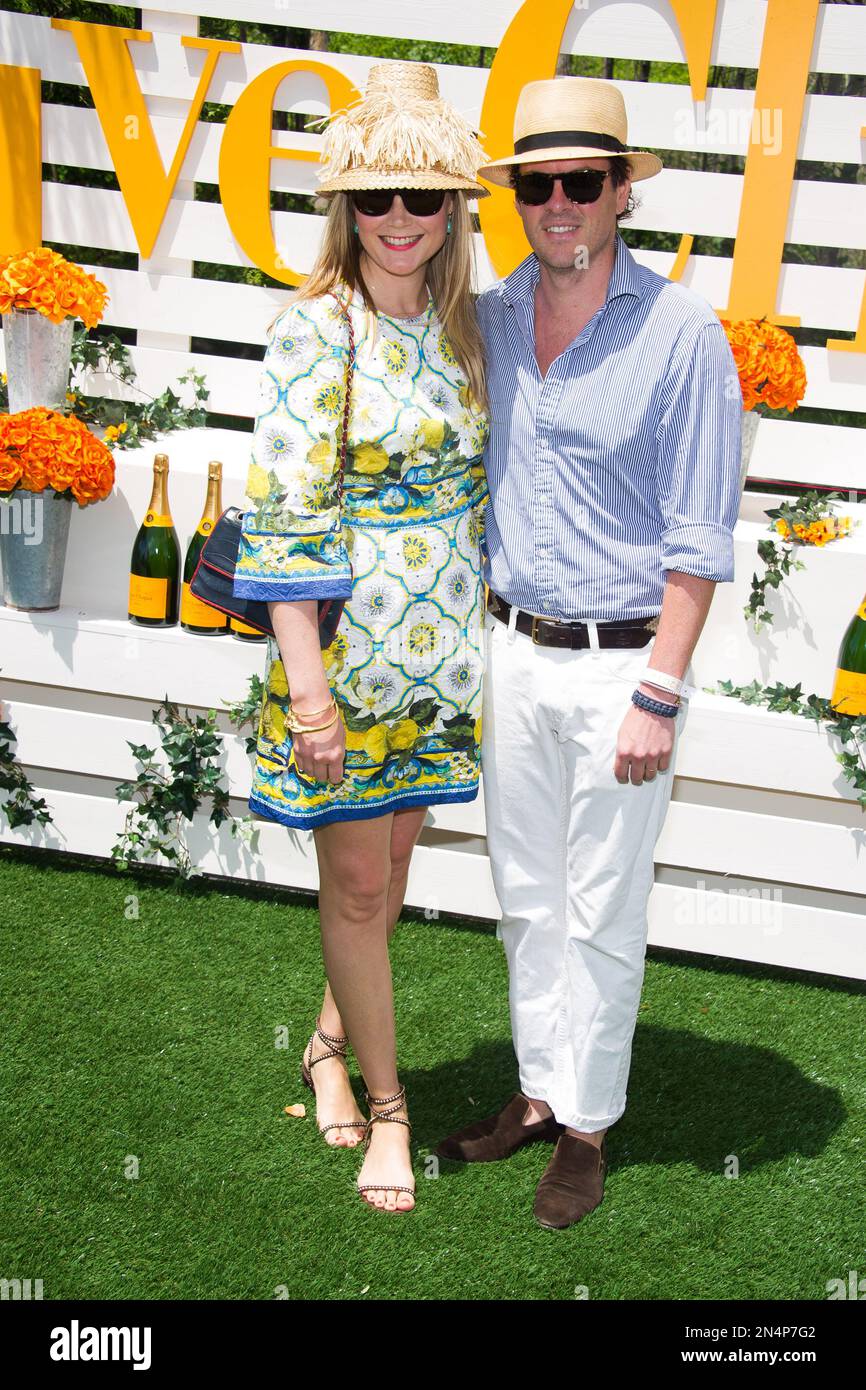 Kate Schelter and Chris Schumacher attend the Veuve Clicquot Polo ...