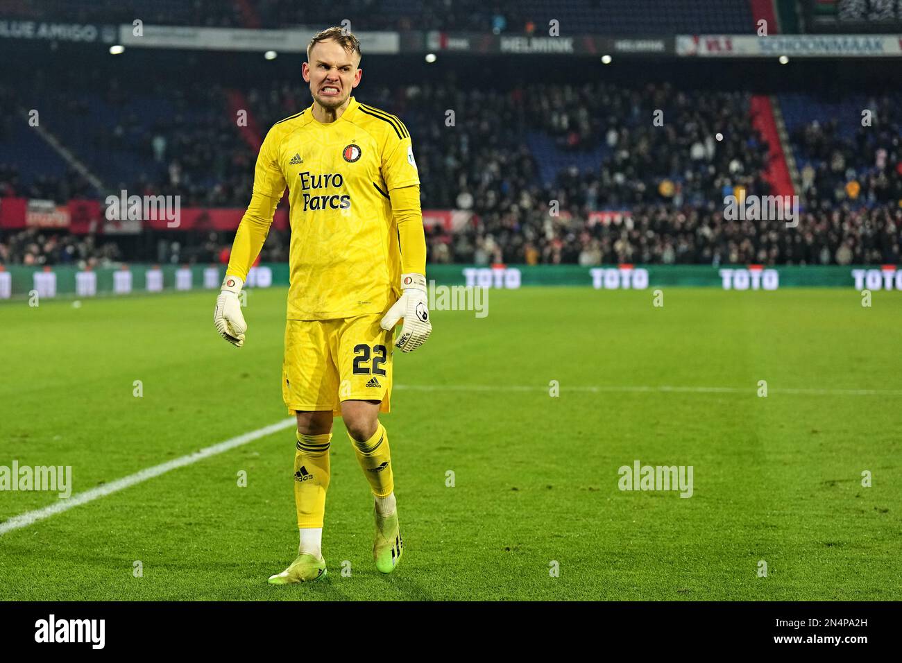 Rotterdam - Feyenoord keeper Timon Wellenreuther during the match ...