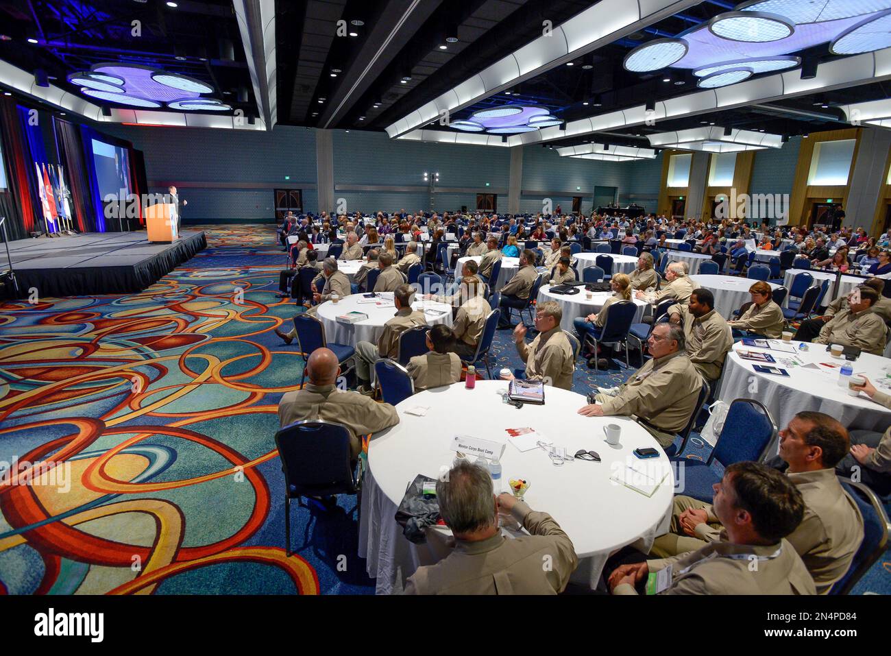 during the closing ceremony of the 2nd Annual Justice For Vets Veterans ...