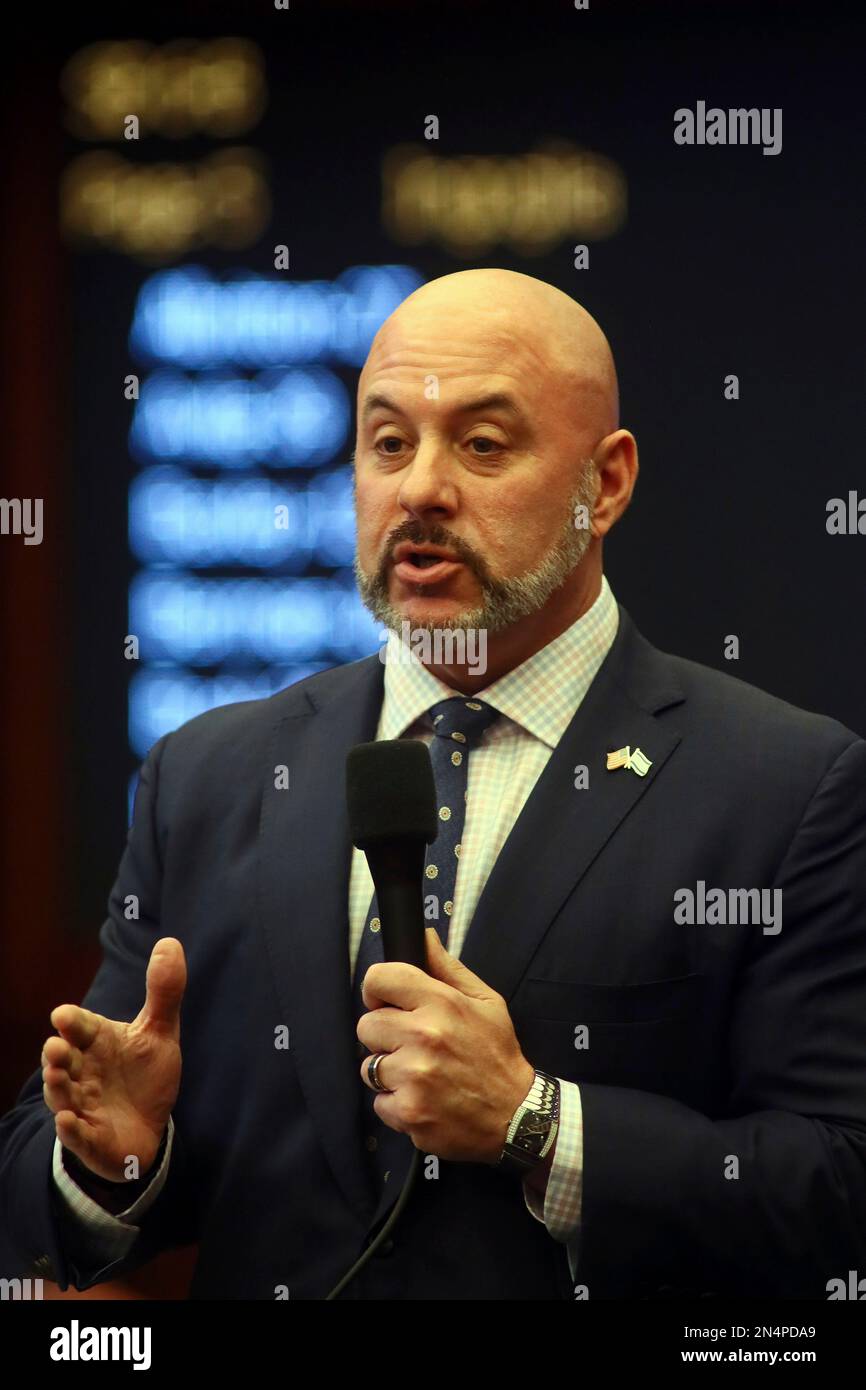 Sen. Blaise Ingoglia, R-Spring Hill, answers a question about his ...