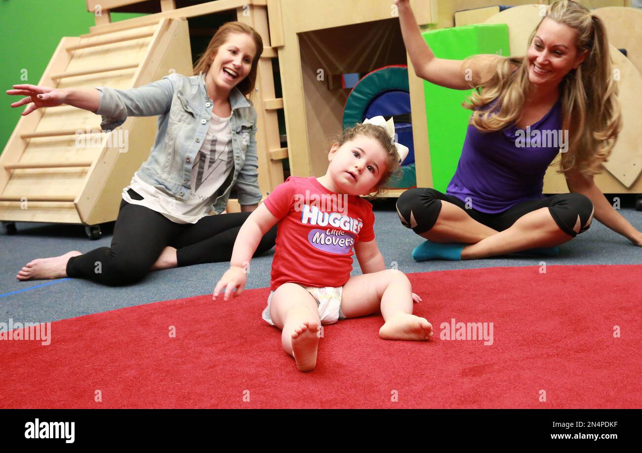 IMAGE DISTRIBUTED FOR HUGGIES - Celebrity fitness trainer Nicole Glor ...
