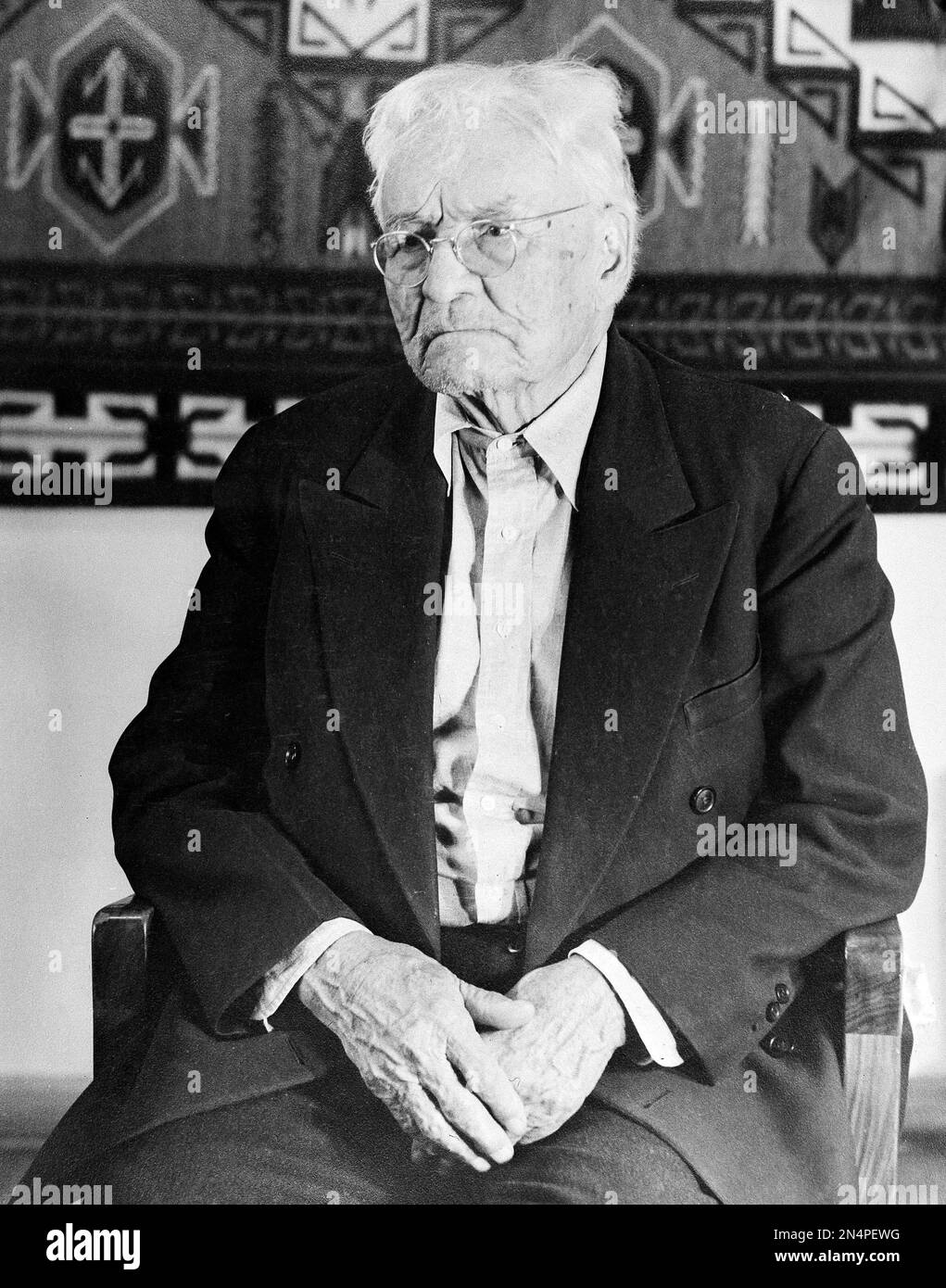 Chief Henry Chee Dodge of the Navajo nation is pictured in Denver, Colo ...