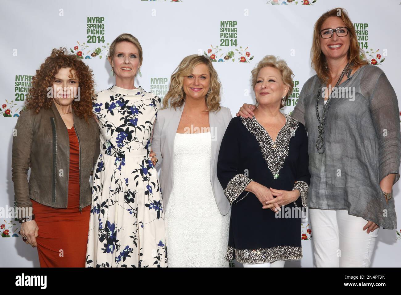 Bernadette Peters, left, Cynthia Nixon, second from the left, Amy ...