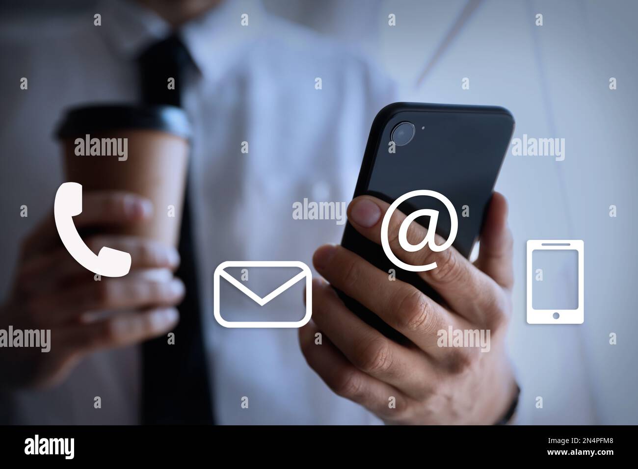 Customer service male hotline hi-res stock photography and images - Alamy