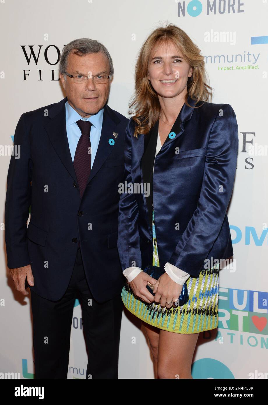 Sir Martin Sorrell and Lady Cristiana Falcone Sorrell attend the Joyful ...