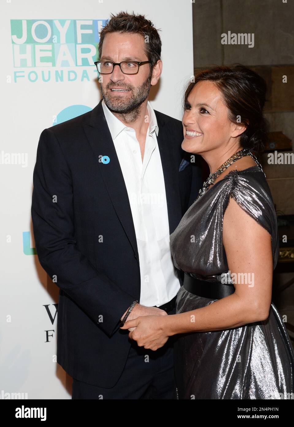 Actress Mariska Hargitay and husband Peter Hermann attend the Joyful ...