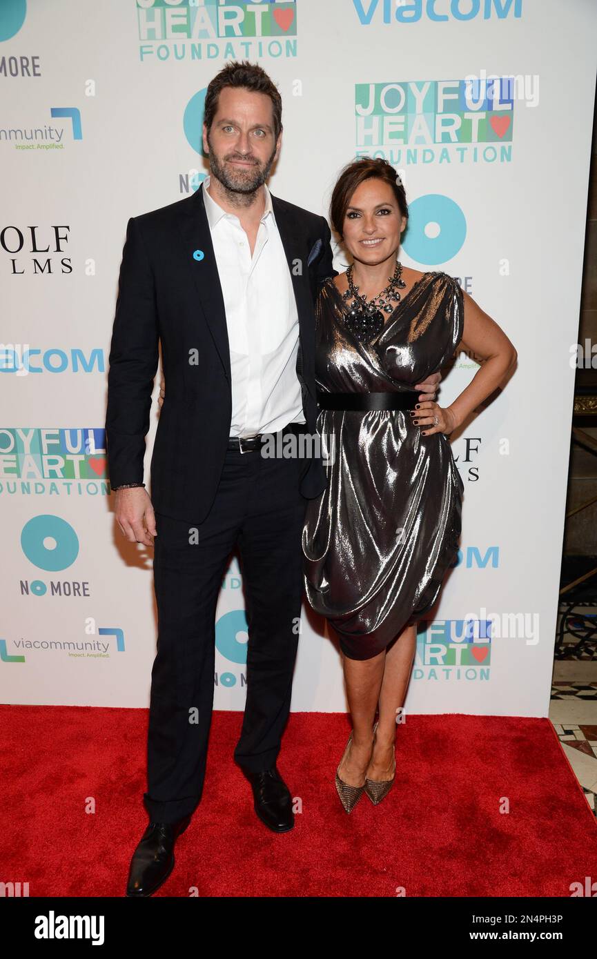 Actress Mariska Hargitay and husband Peter Hermann attend the Joyful ...