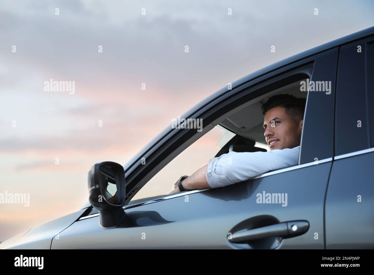 Car driving low angle hi-res stock photography and images - Alamy