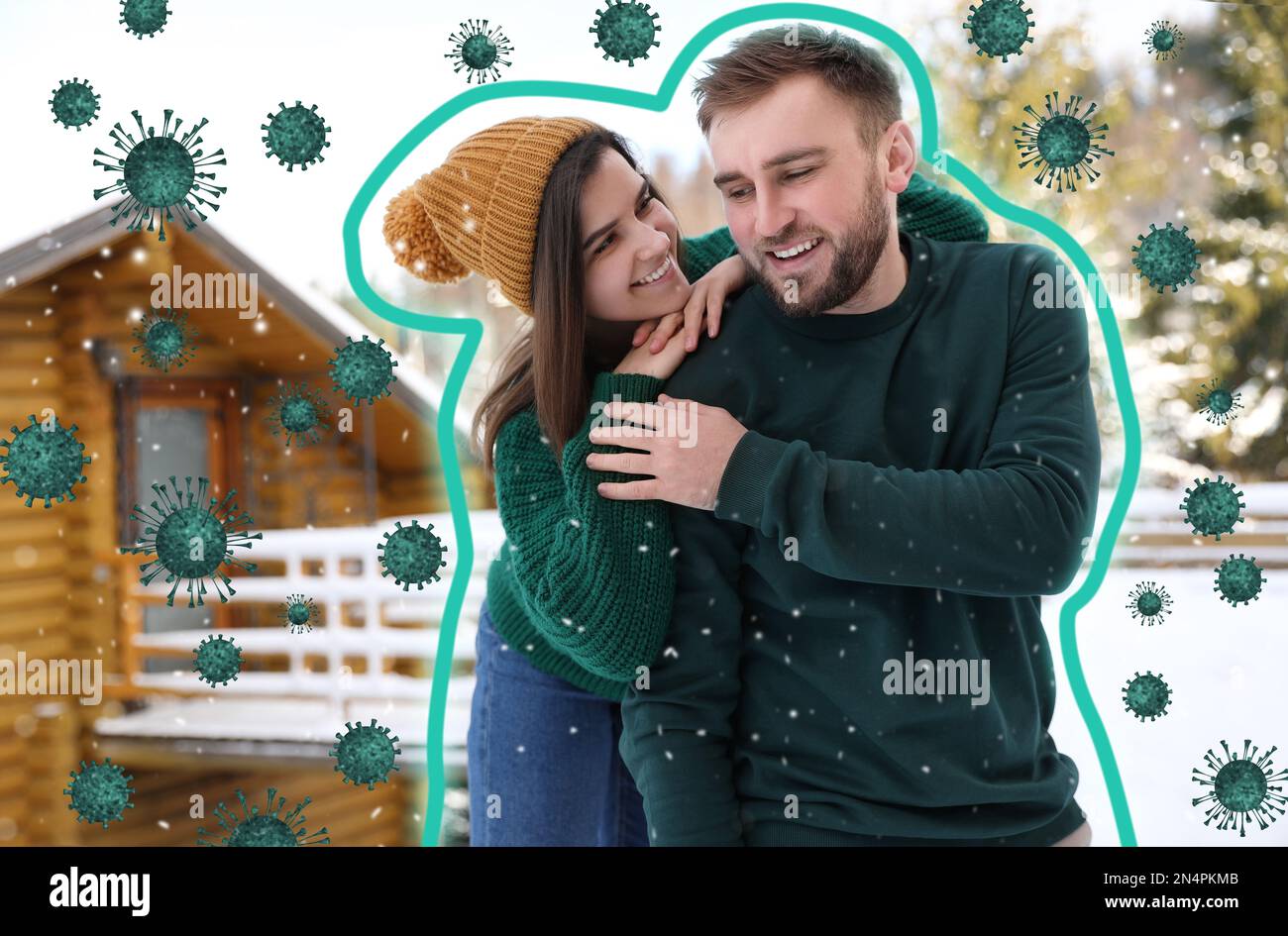 Stronger immunity - better disease resistance. Lovely couple surrounded ...