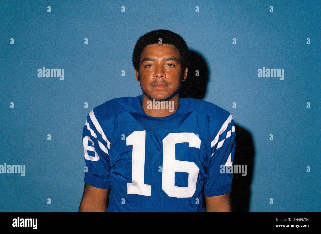 Quarterback Karl Douglas of the Baltimore Colts is shown in this 1971 ...