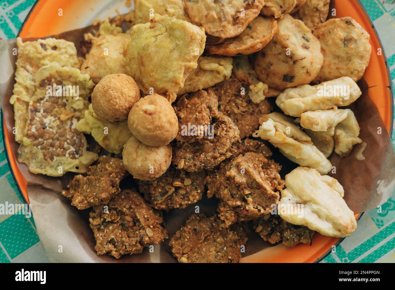 Local snacks from Ponorogo, Indonesia called Lentho made from tolo ...