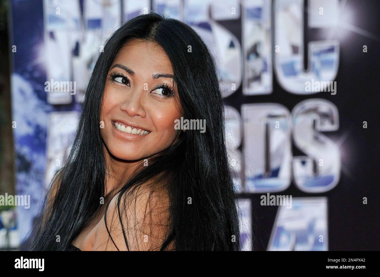 Indonesian and French-naturalised singer-songwriter Anggun poses as she ...