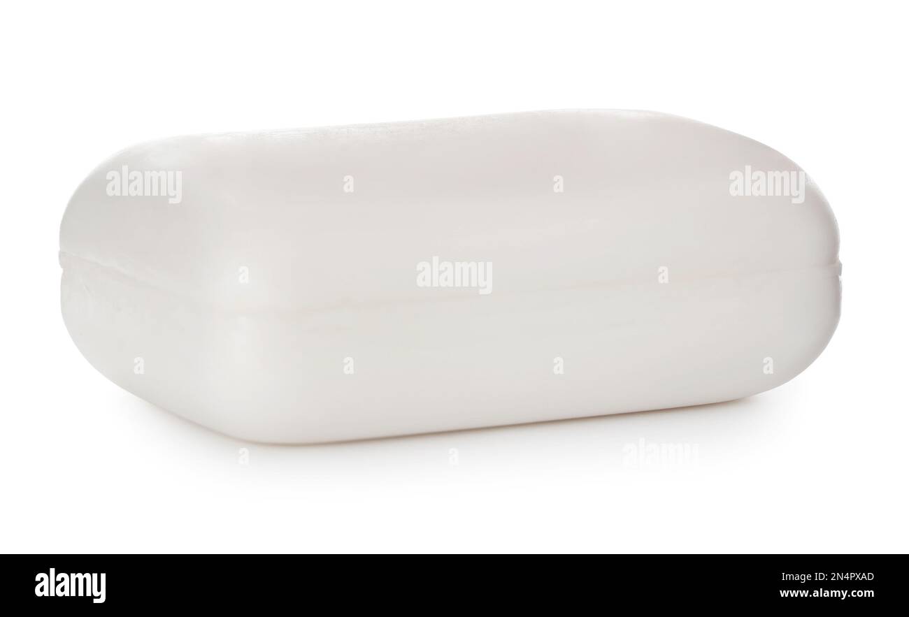 Soap bar on white background. Personal hygiene Stock Photo - Alamy