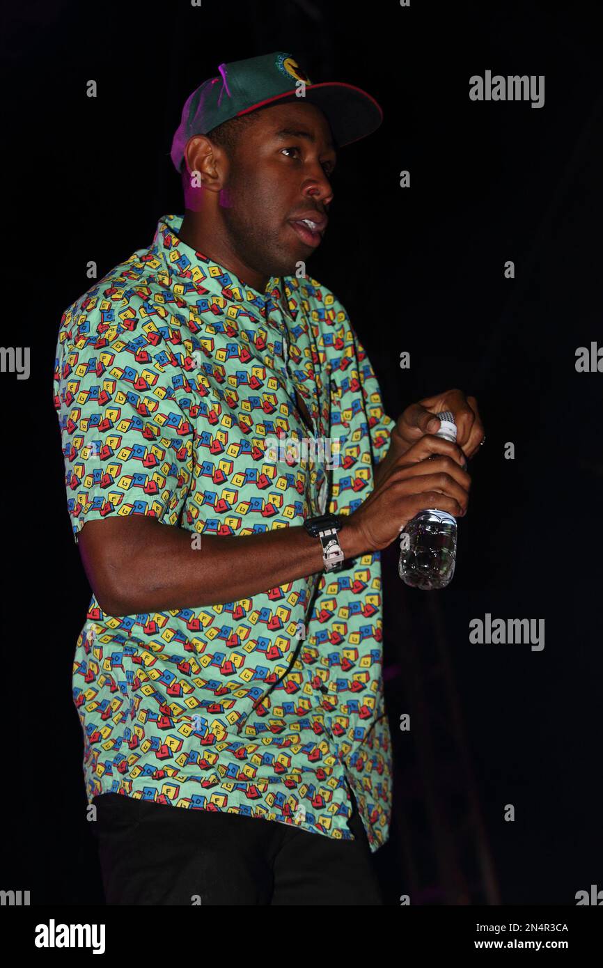 Tyler Okonma aka Tyler the Creator performs at The Sasquatch! Music ...