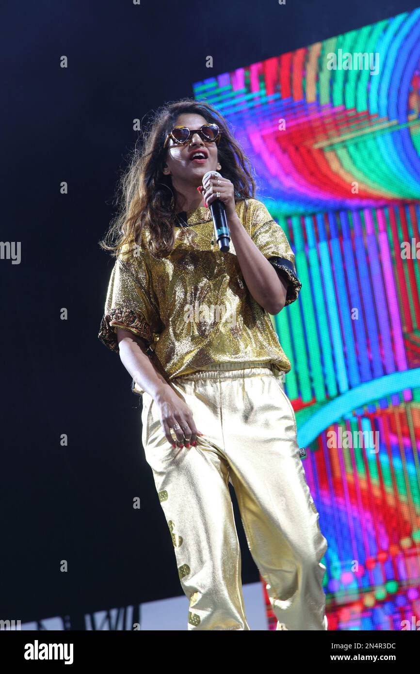 Mathangi "Maya" Arulpragasam aka M.I.A. performs at The Sasquatch ...