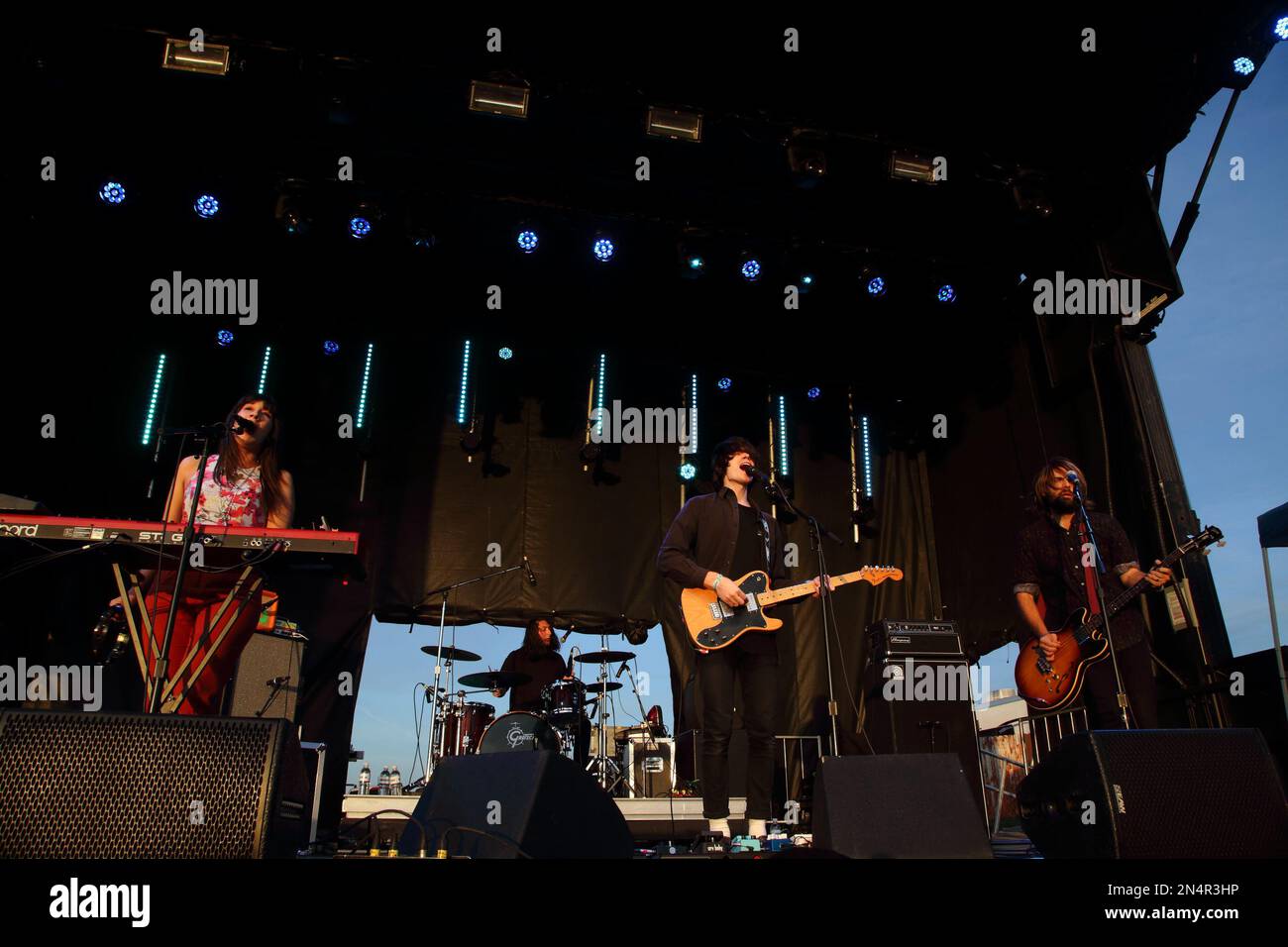 Cloud Control performs at The Sasquatch! Music Festival at the Gorge ...