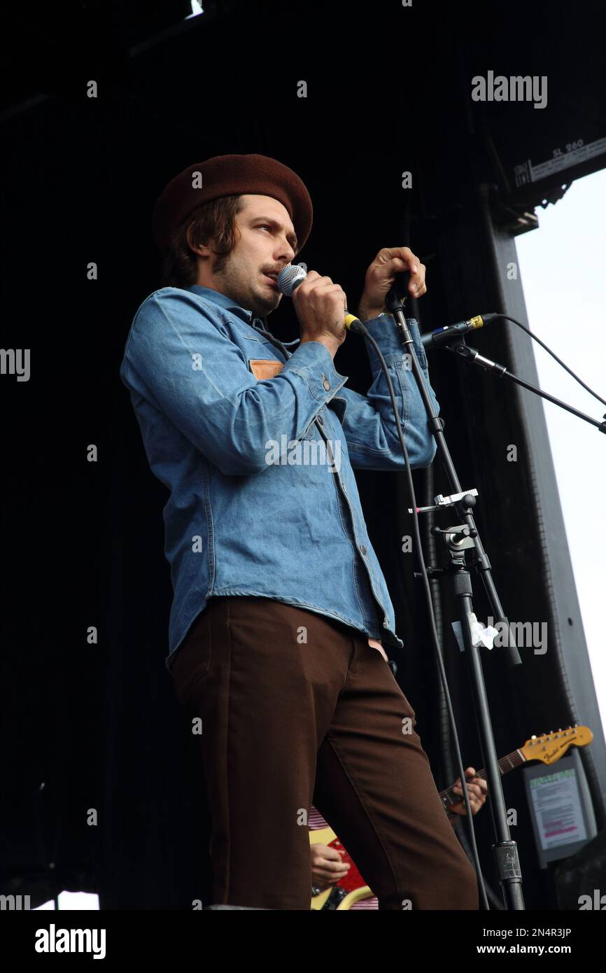 Brooks Nielsen and The Growlers performs at The Sasquatch! Music ...
