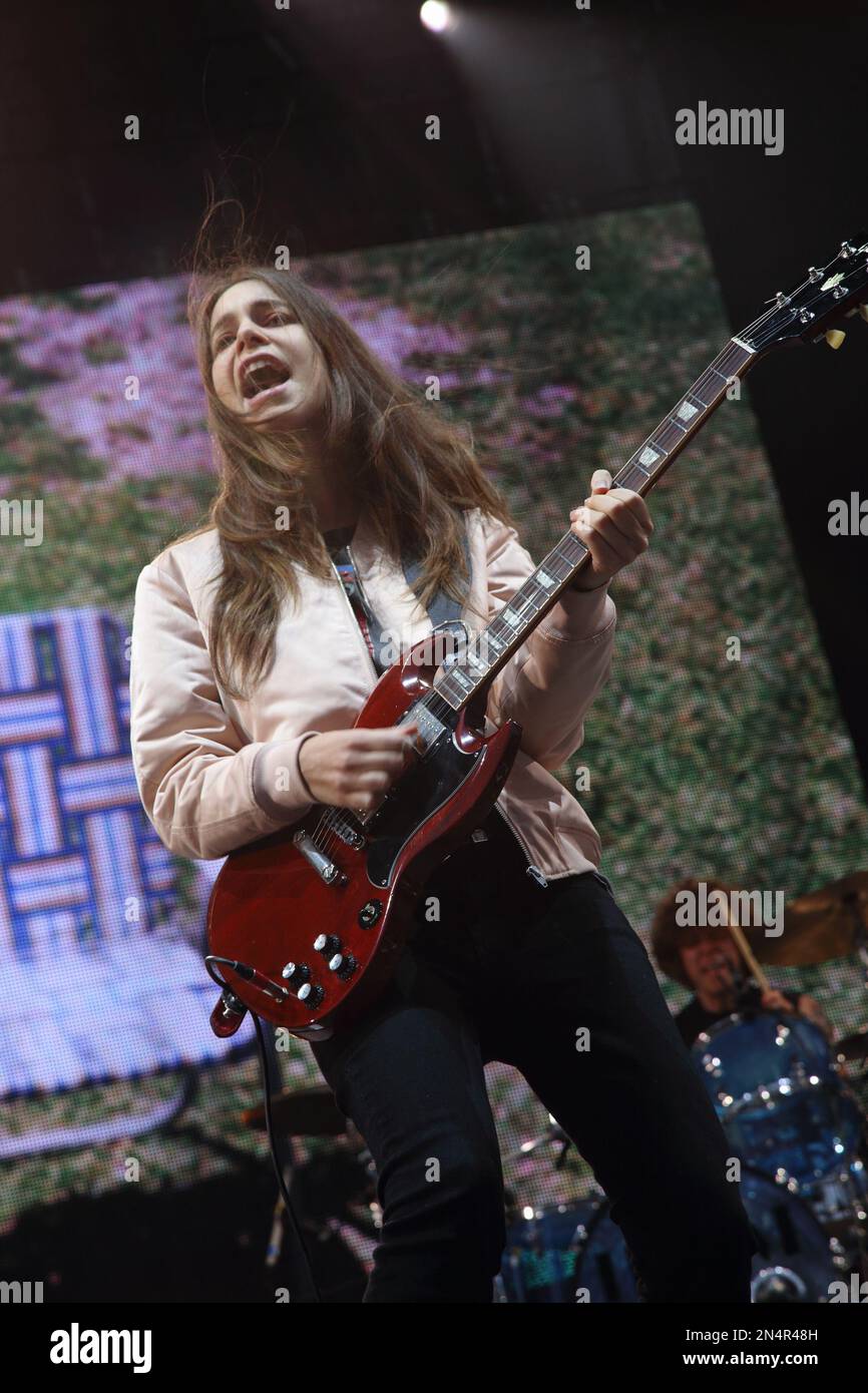 Danielle Haim and Haim performs at The Sasquatch! Music Festival at the ...