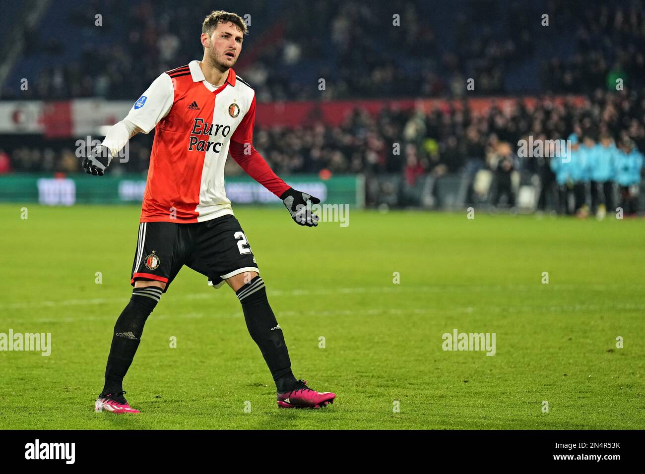 Rotterdam - Santiago Gimenez of Feyenoord during the match between Feyenoord v NEC Nijmegen at ...