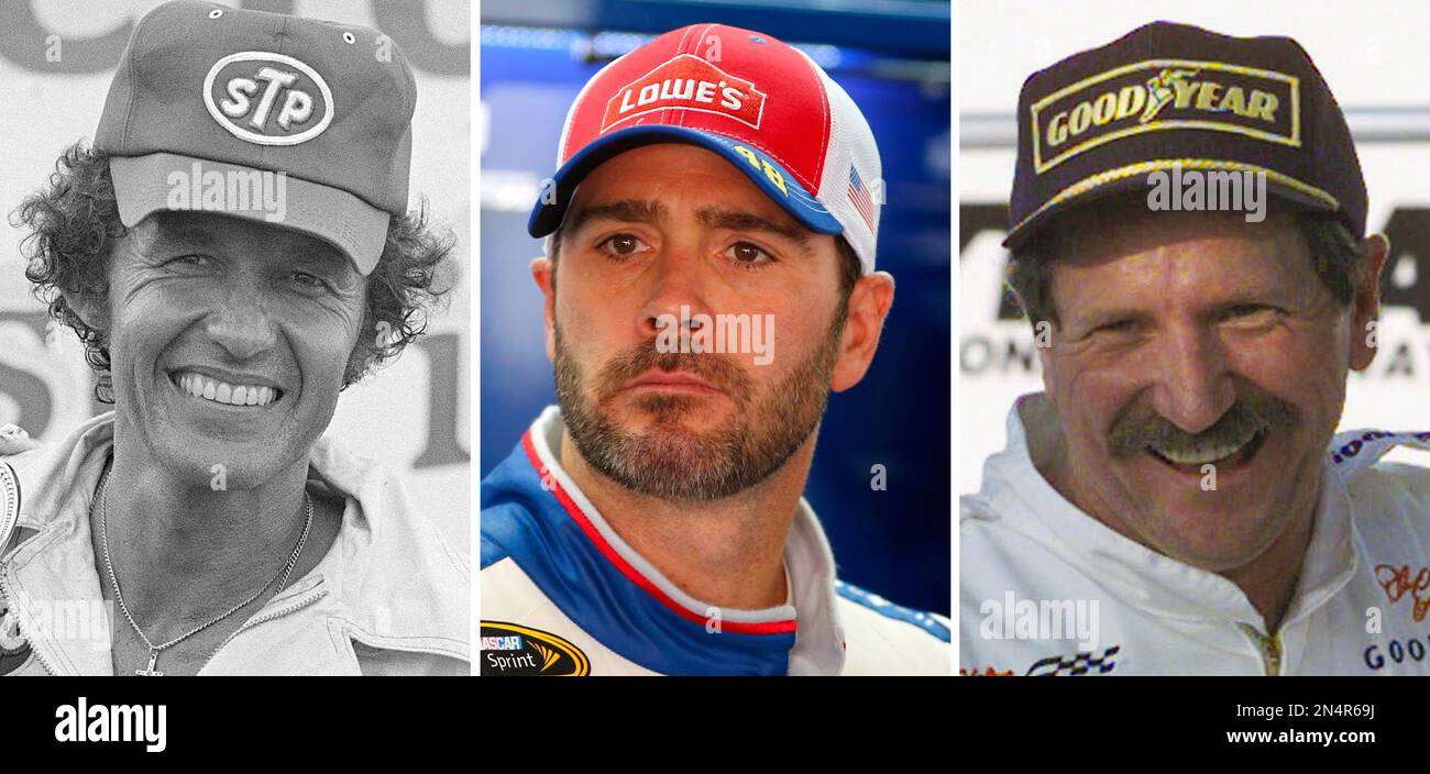 FILE - From left are Richard Petty in a July 4, 1977 file photo, Jimmie ...