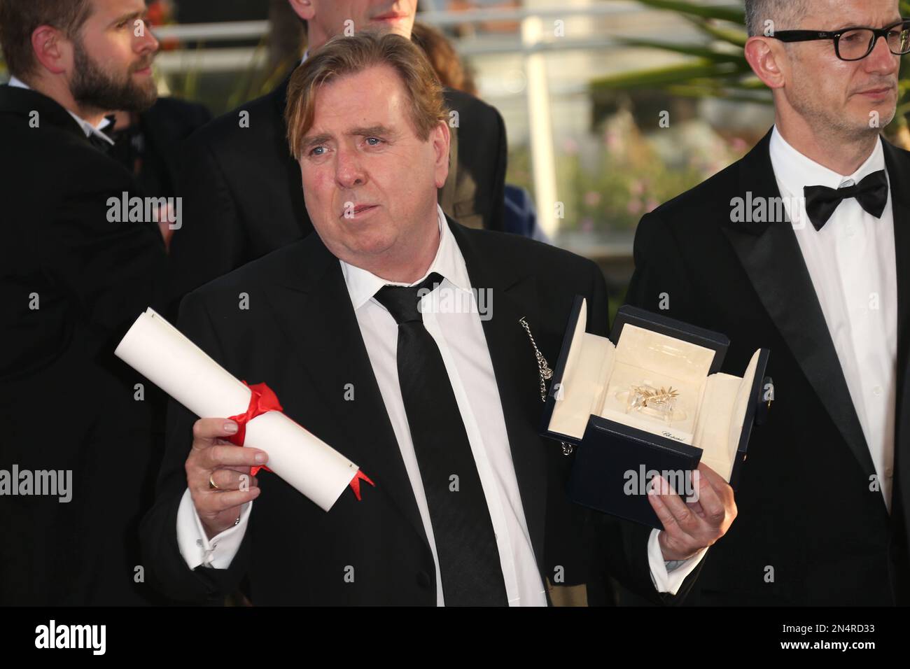 Actor Timothy Spall poses after winning the Best Actor for his role in ...