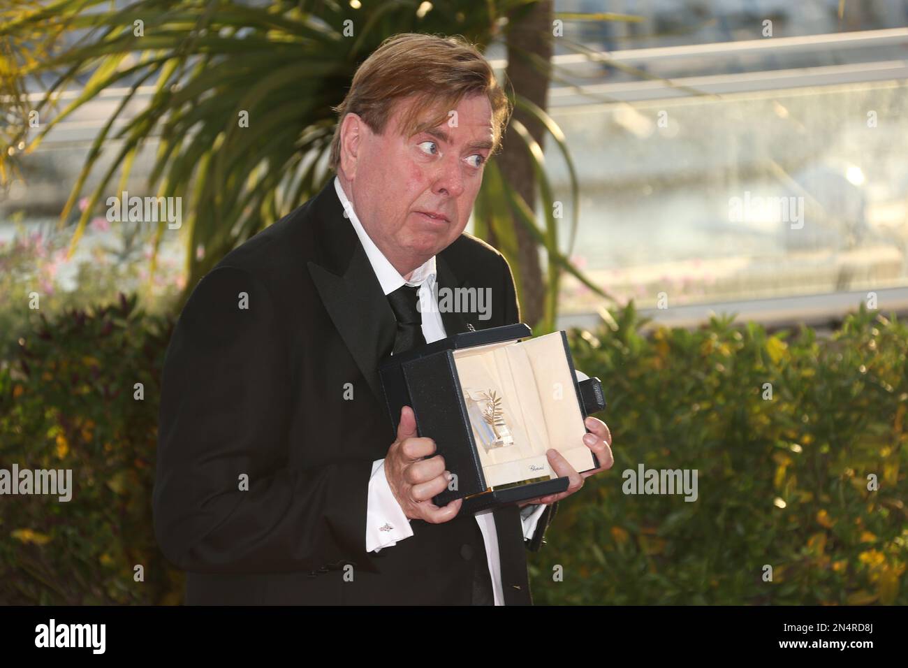 Actor Timothy Spall poses after winning the Best Actor for his role in ...