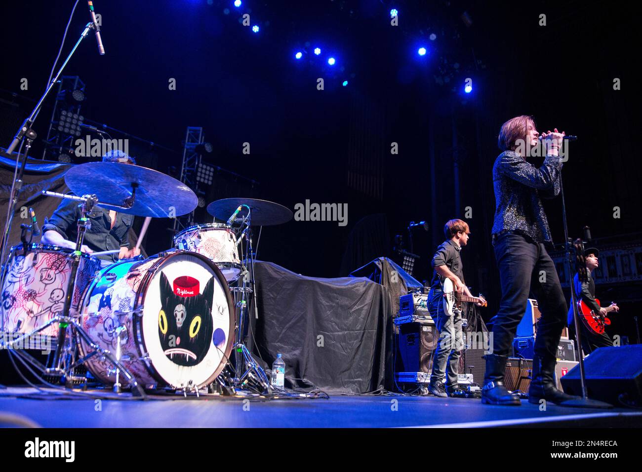 Django Stewart with Nightmare & the Cat performing as part of the Pop ...