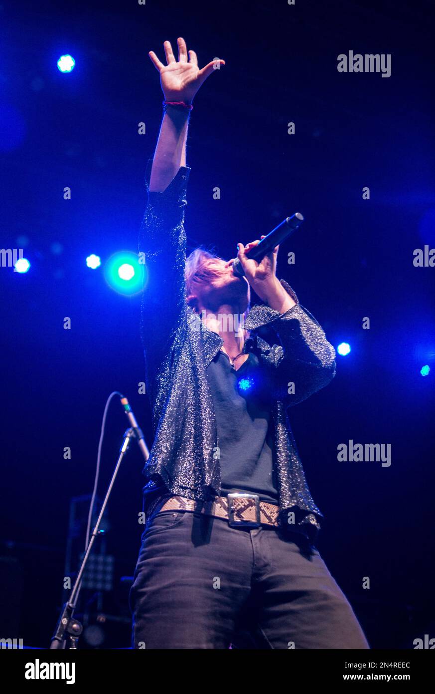 Django Stewart with Nightmare & the Cat performing as part of the Pop ...