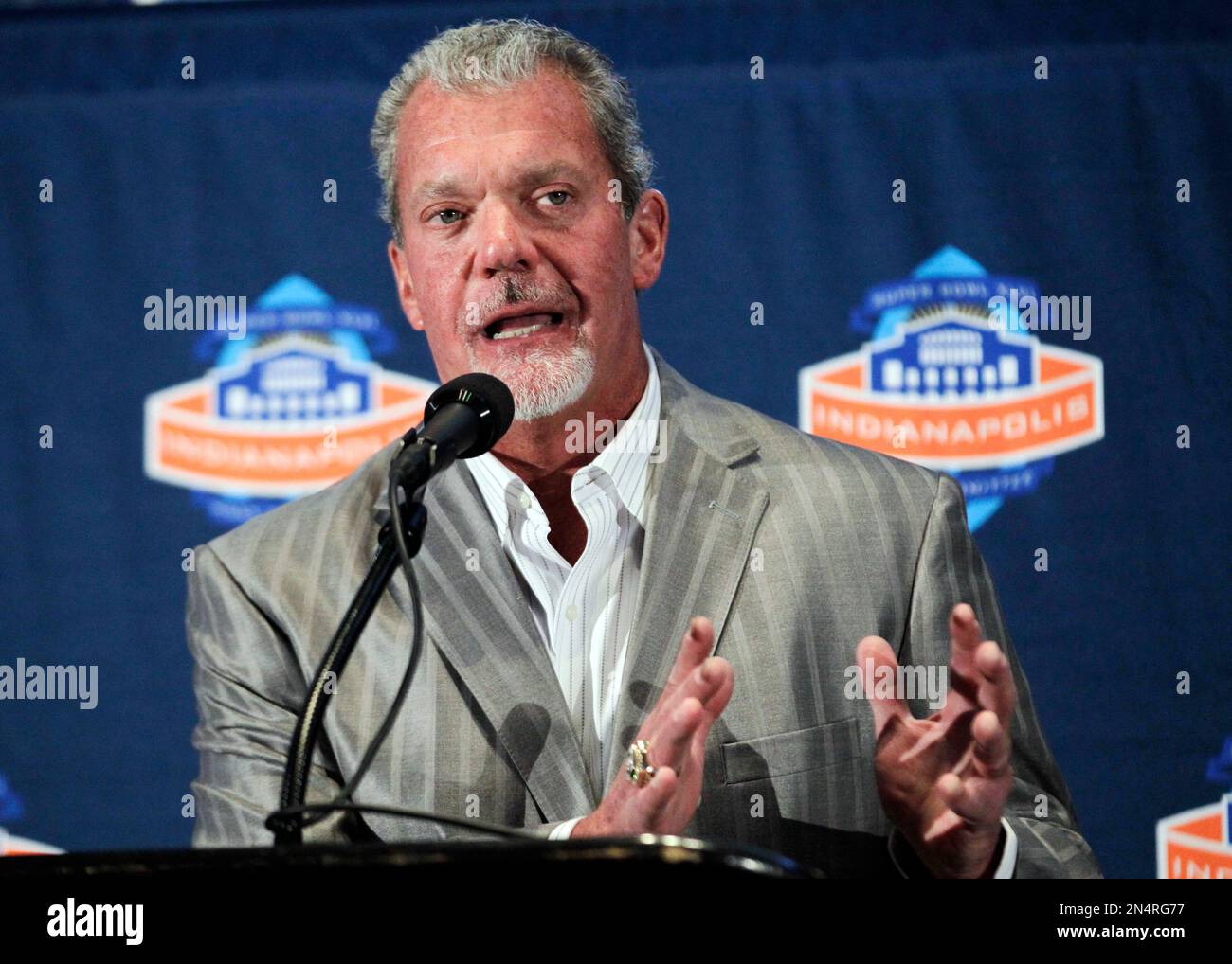 FILE - In this July 18, 2012, file photo, Indianapolis Colts owner Jim ...