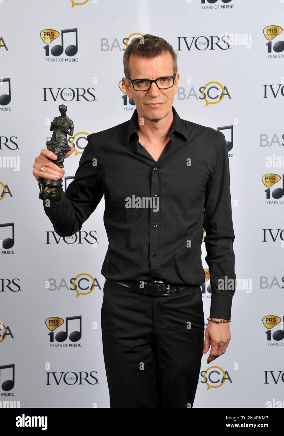 Simon Fisher Turner poses with his Best Original Film Score Award at ...