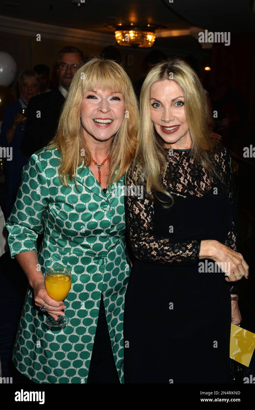 Toya Wilcox and Lindsey de Paul at drinks for the 59th Ivor Novello ...