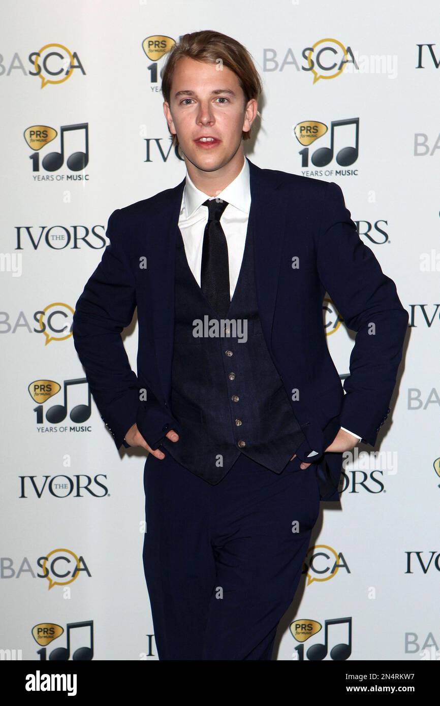 Tom O'Dell arriving for the 59th Ivor Novello Awards, at the Grosvenor ...