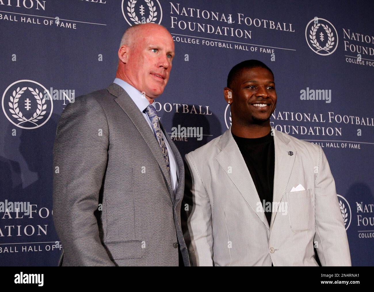 Former Penn State linebacker Shane Conlan, left, and former TCU ...