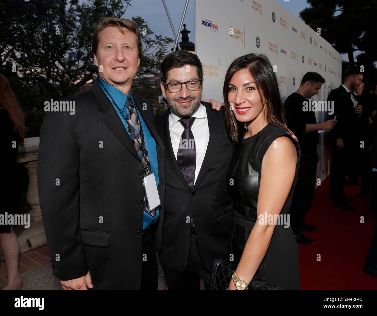 ASCAP's Shawn LeMone, James S. Levine and Suzanne Levine attend a ...
