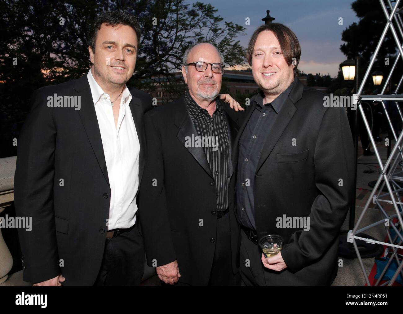 Sean Callery, Mark Snow and Dave Porter attend a reception for "SCORE ...
