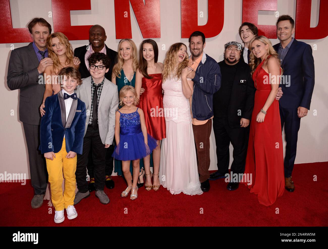 From left, Kevin Nealon, Bella Thorne, Kyle Red Silverstein, Braxton ...