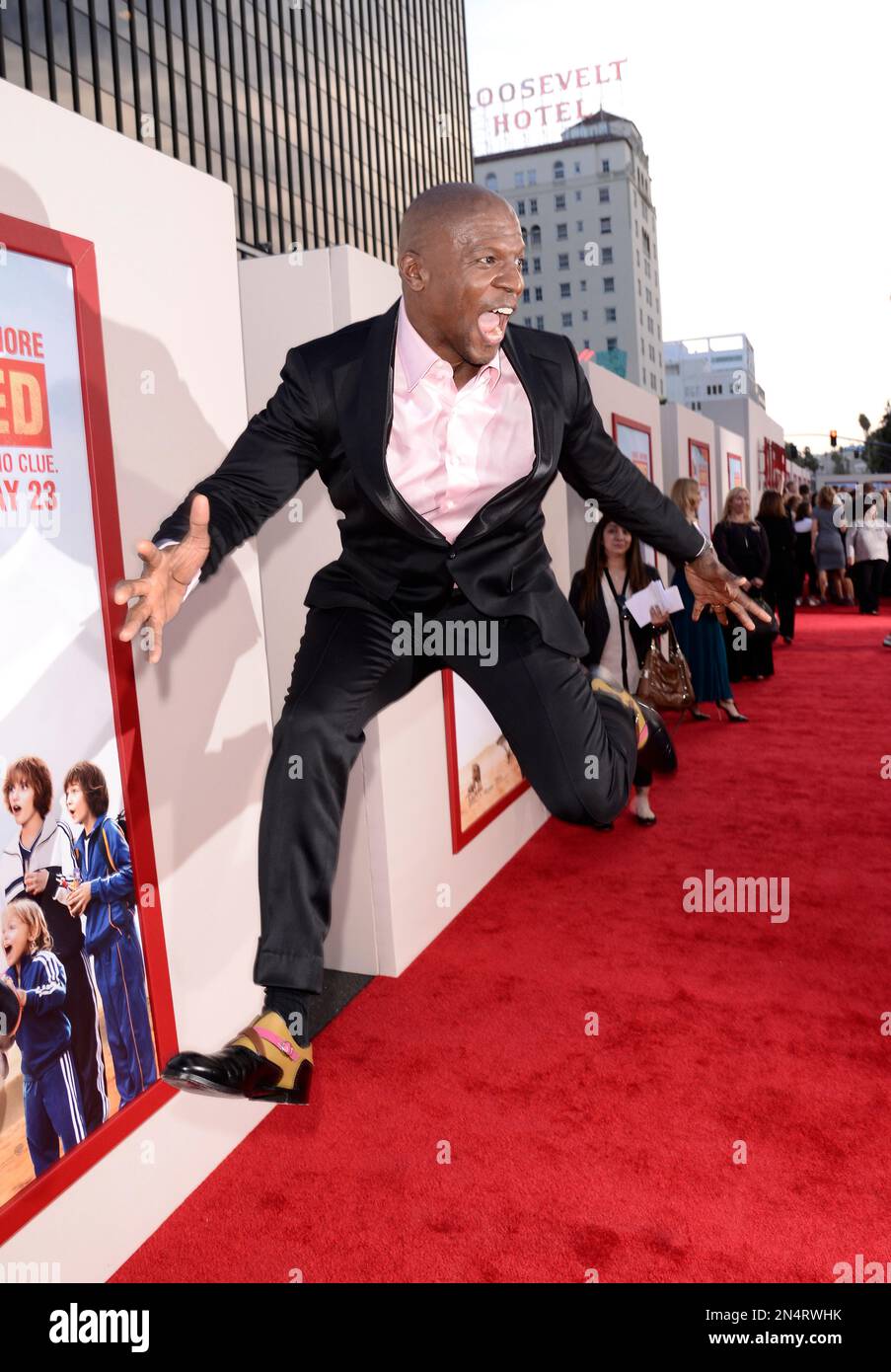 Terry Crews arrives at the LA Premiere of "Blended" at the TCL Chinese ...