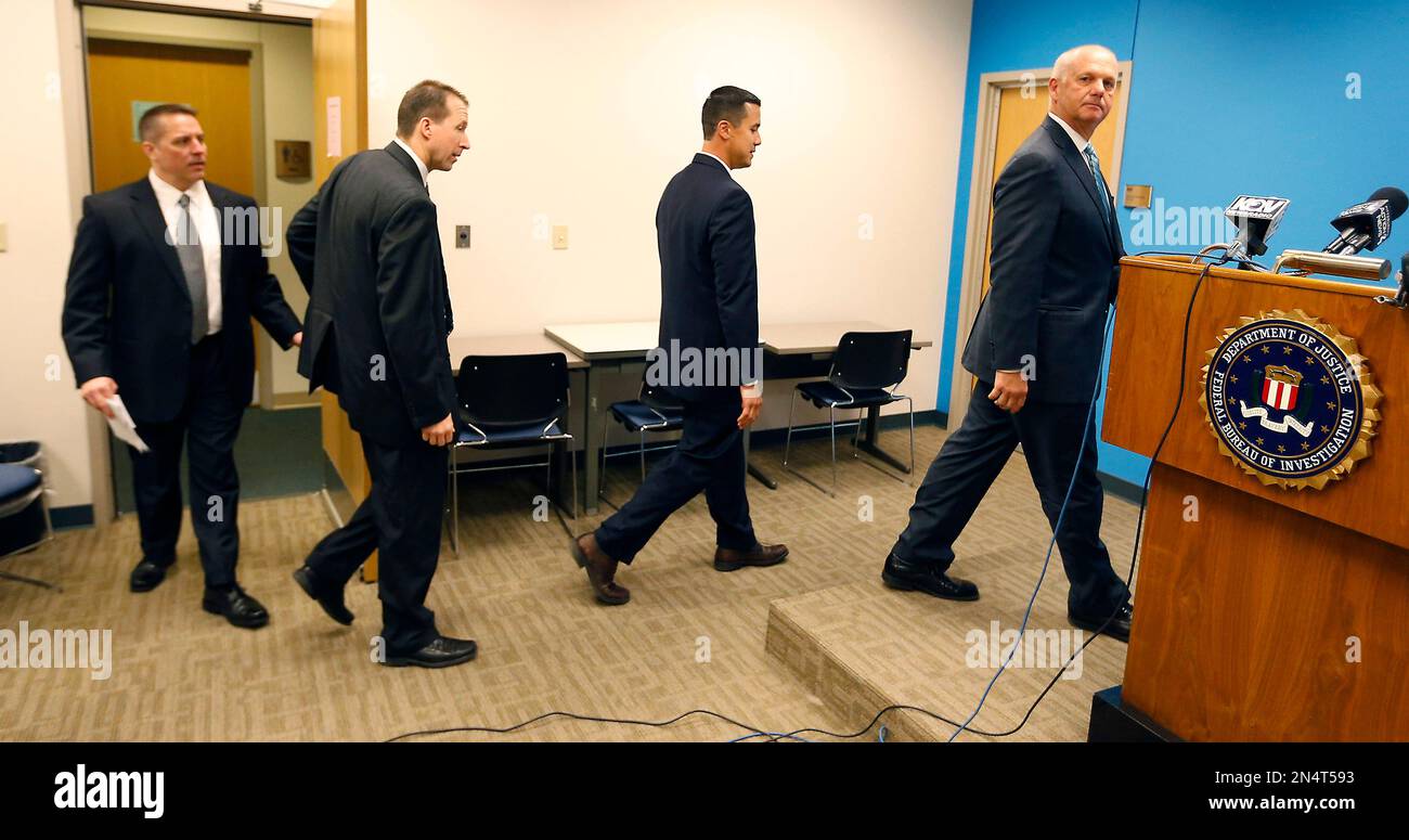 Western Pennsylvania U.S. Attorney David J. Hickton, right, assistant U ...