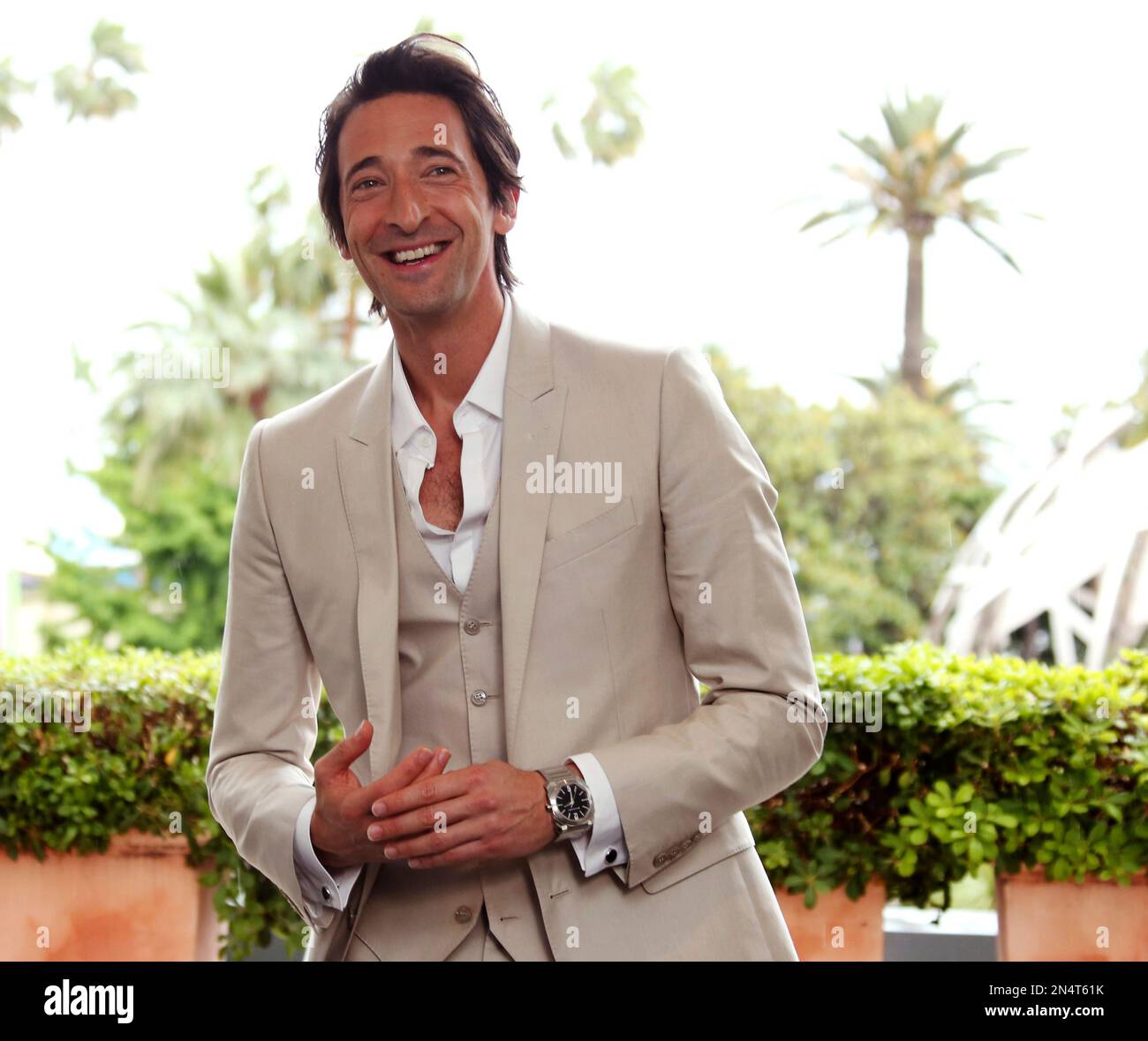 Actor Adrien Brody poses for a portrait for the film Emperor at the ...